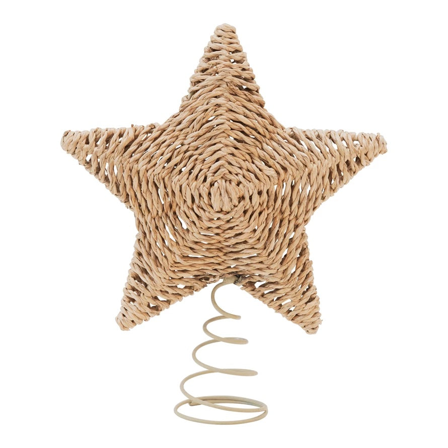 Woven Star Tree Topper | Marea Home